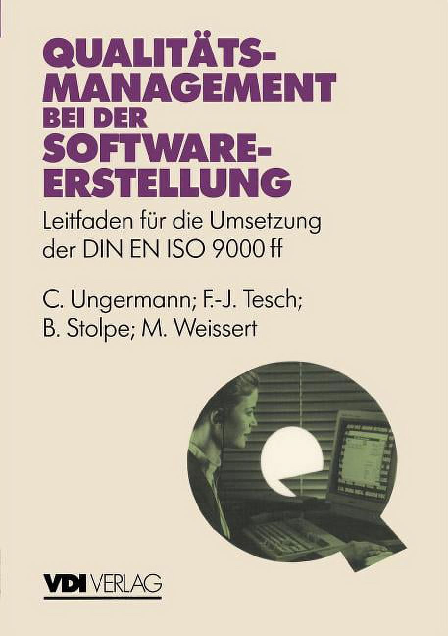 VDI-Buch QualitÃ¤tsmanagement Bei Der Softwareerstellung: Leitfaden ...