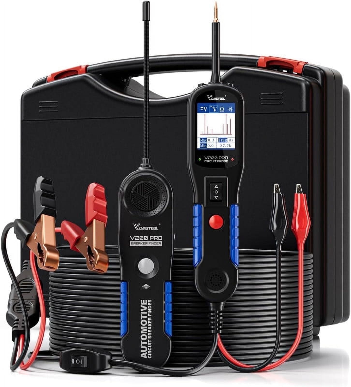 VDIAGTOOL,12-24V Black LCD Automotive Power Circuit Tester - Walmart.com