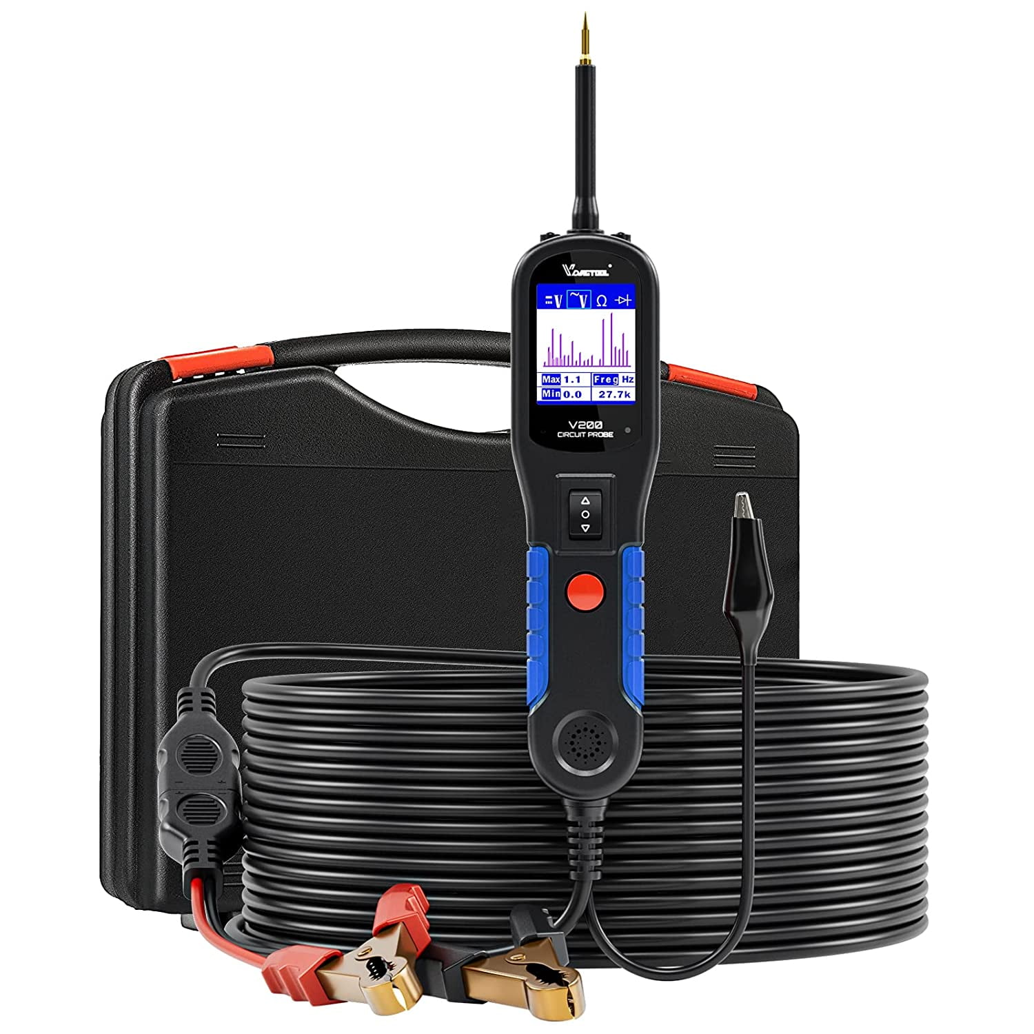VDIAGTOOL V200 Car Digital Electric Ground Circuit Tester Probe, 12V ...