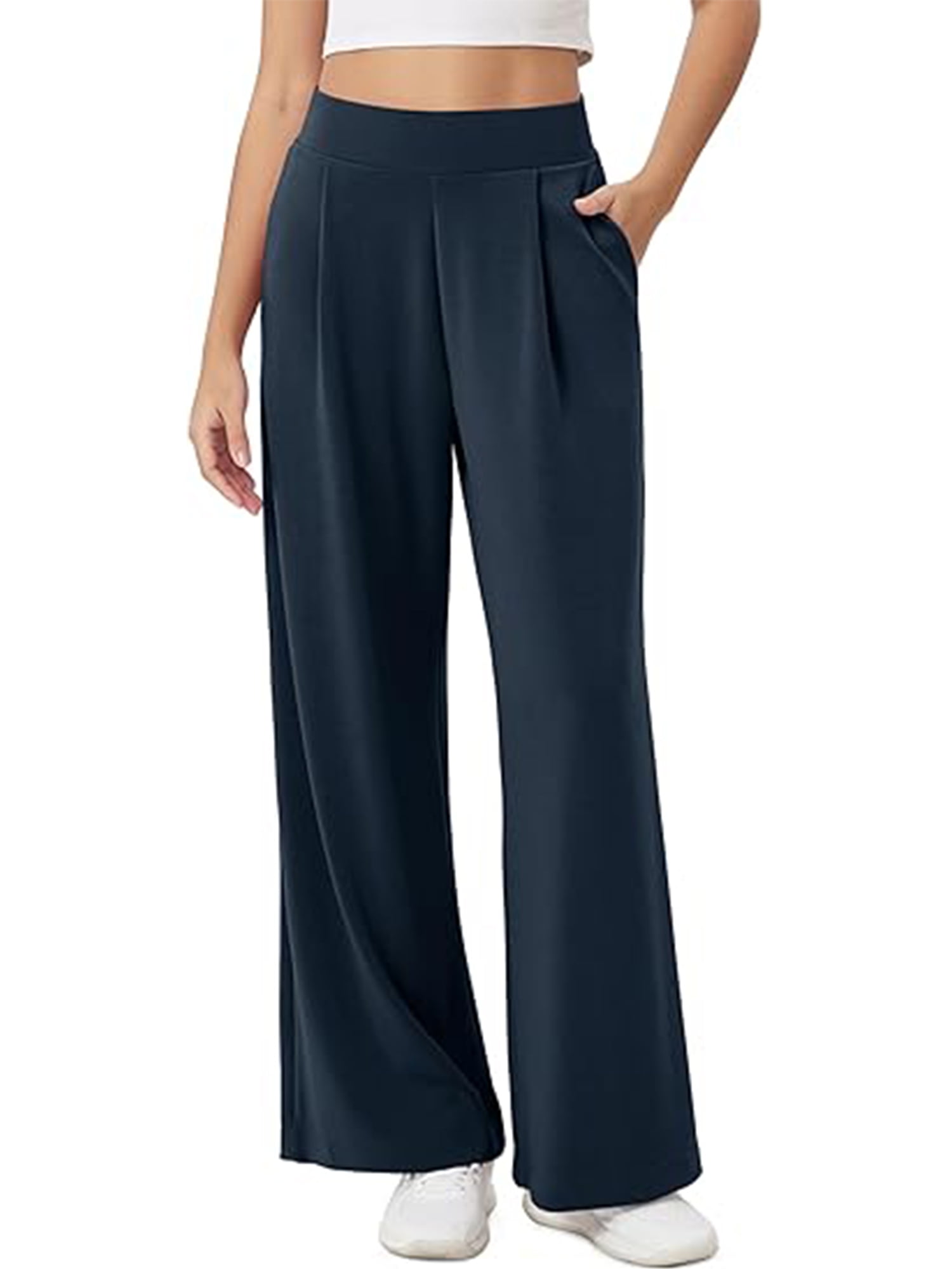 VDJ Women's Ahleisure Pants High Elastic Waisted Comfort Lightweight ...