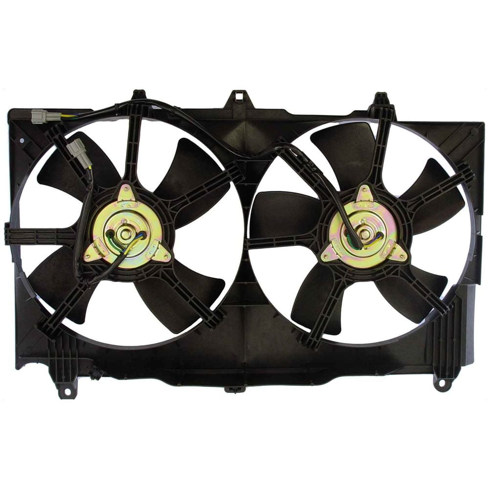 VDO FA70261 Dual Radiator & Condenser Fan Assembly Fits select: 2003 ...