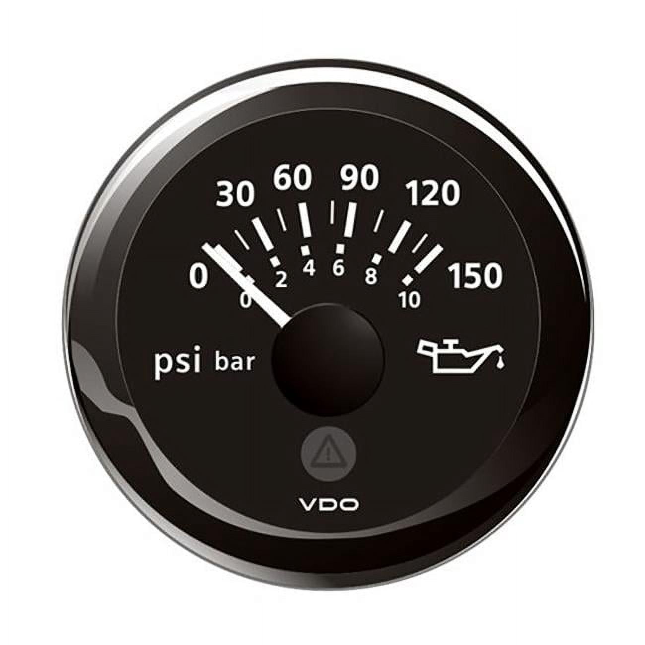 VDO Marine ViewLine Bezel Model Round Oil Pressure Indicator - Black ...