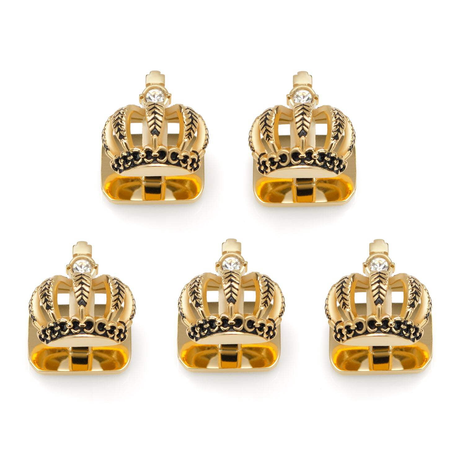 VDP 3D Crown Royal Gold Stainless Studs - Walmart.com