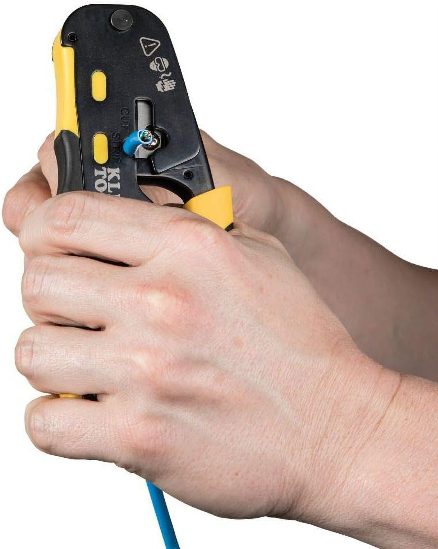 VDV226-110 Ratcheting Modular Data Cable Crimper / Wire Stripper / Wire ...