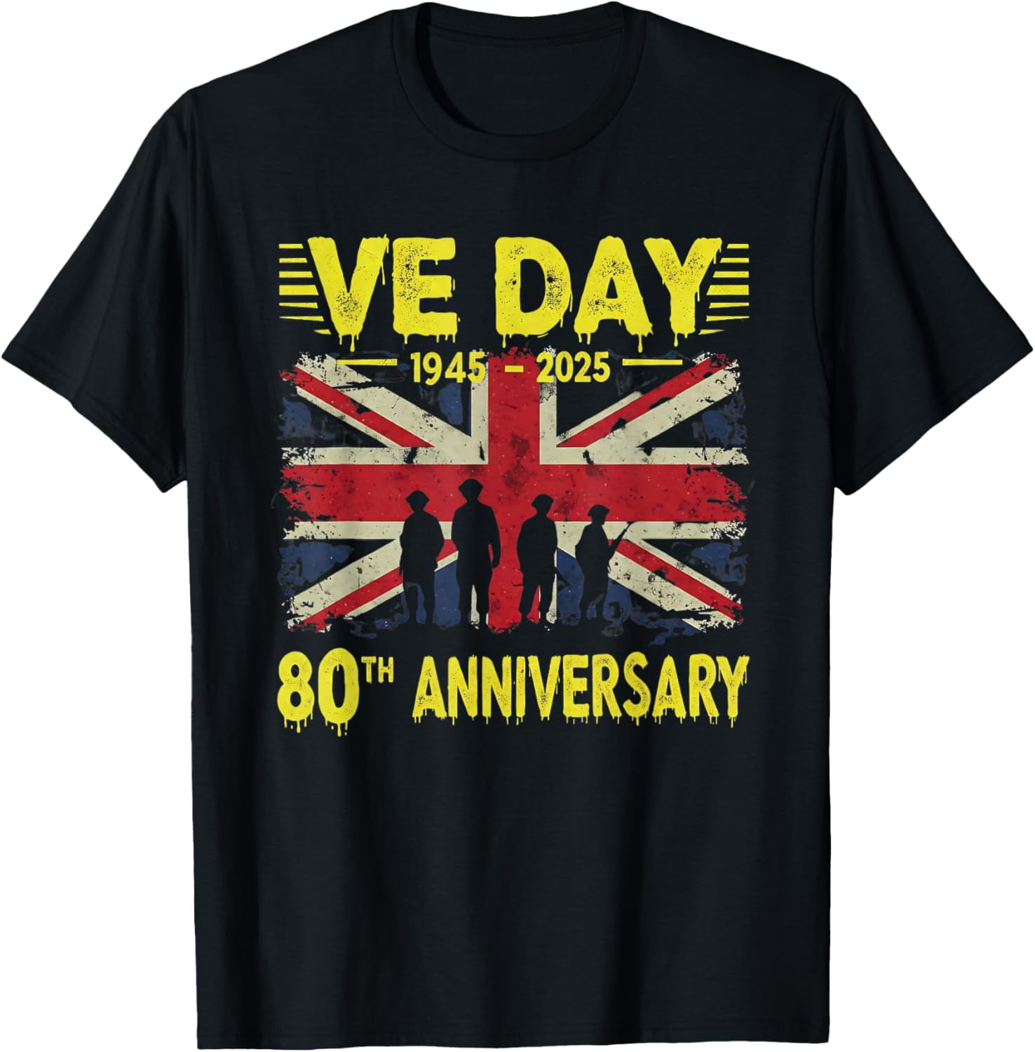 VE Day 80th Anniversary Flag 2025 & T-Shirt100%Cotton - Walmart.com