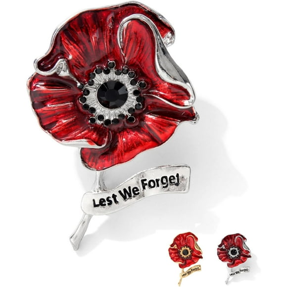 Remembrance Day Poppy Pin