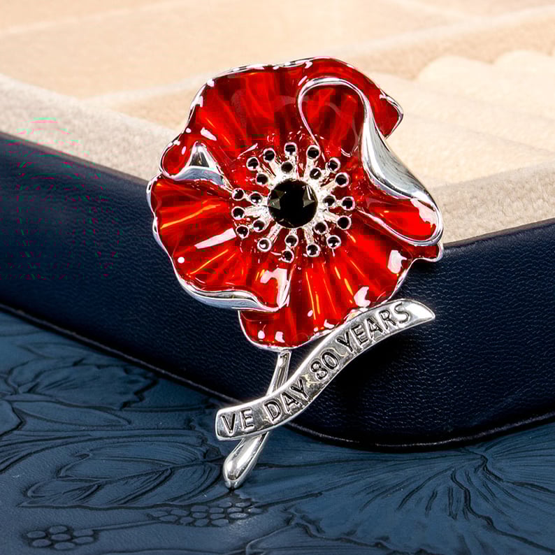 VE Day 80th Anniversary Remembrance Brooch - Honoring WWII Heroes ...