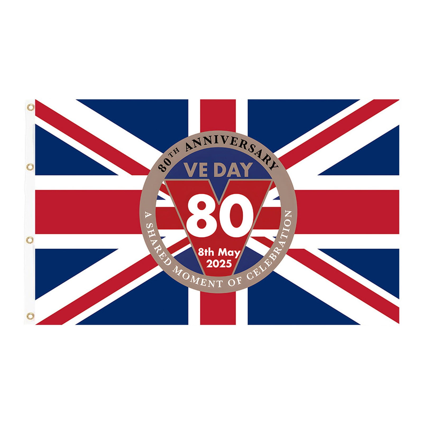 VE Day Flag Decorations 80th Victory Celebration Bunting Anniversary ...