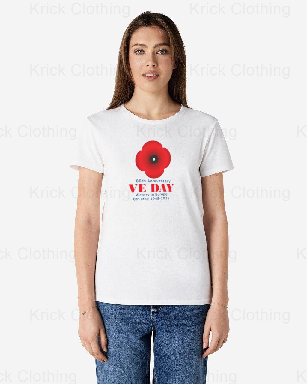 VE Day Victory in Europe Day 2025 80th Anniversary Tribute T Shirt ...