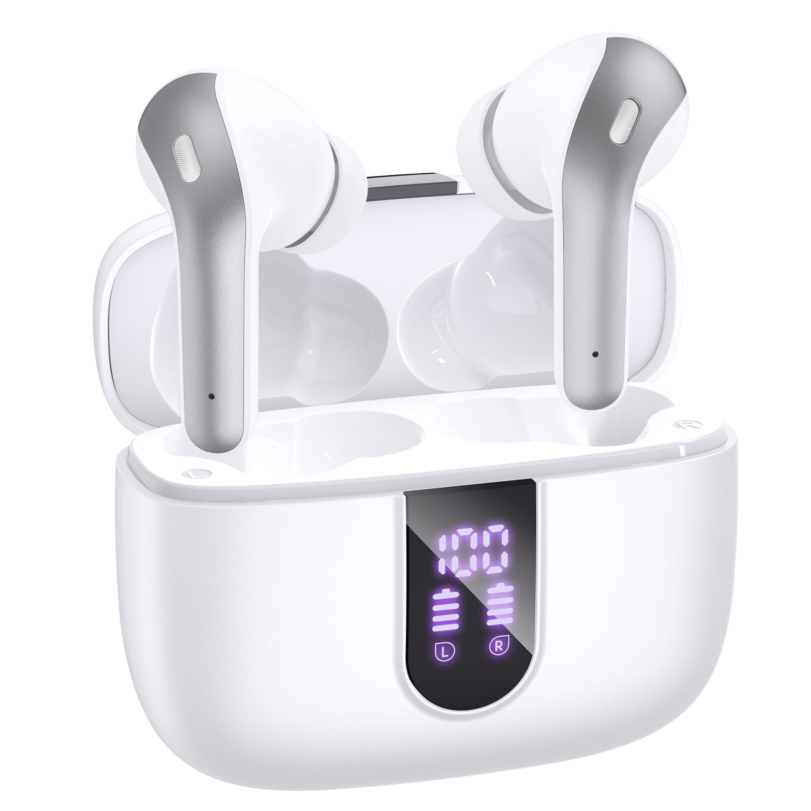 VEAT00L Wireless Earbuds, IPX7 Waterproof, Bluetooth Headphones for Fitness Listening on Android ...