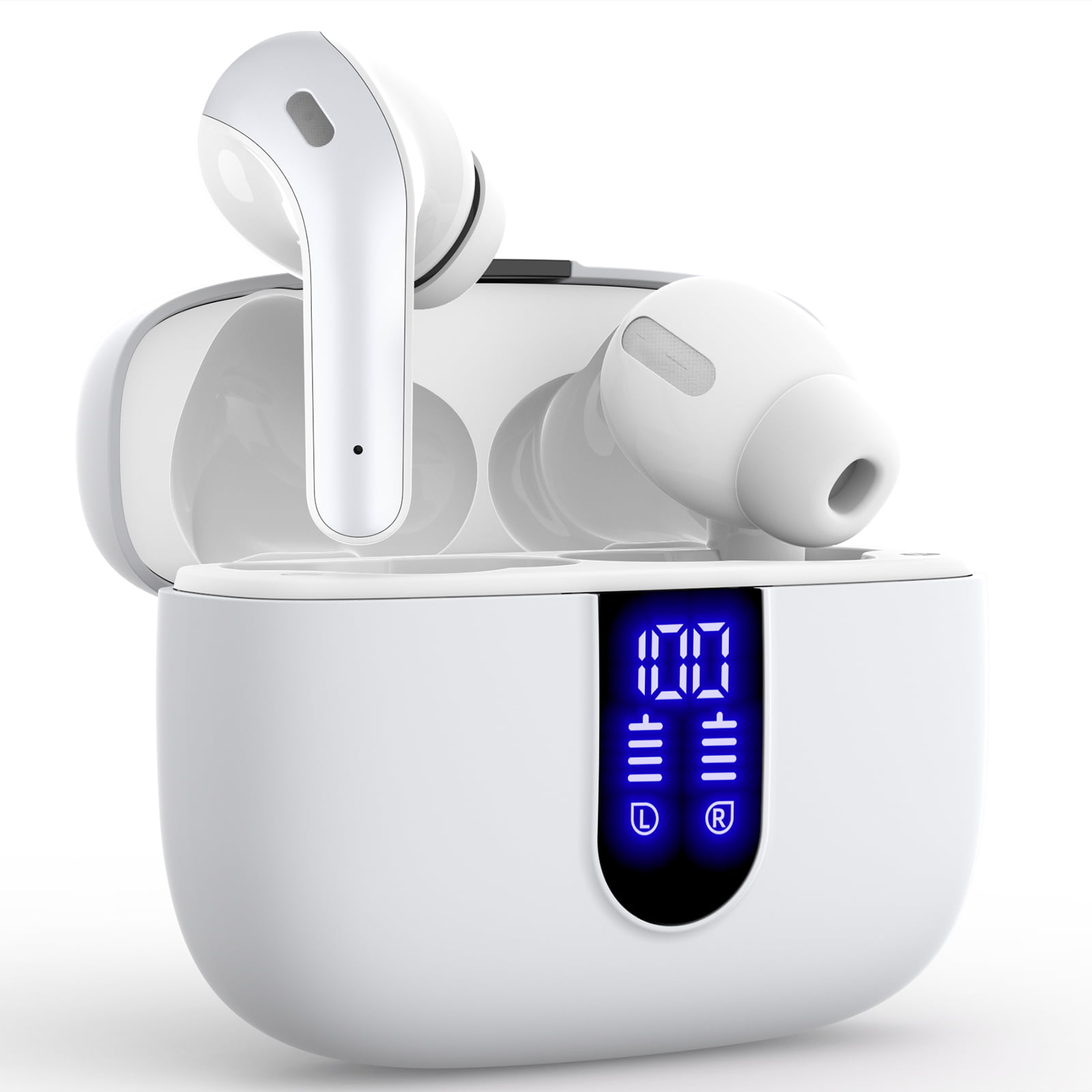 Bluetooth Headphones True Wireless Earbuds with Charging Case IPX7 ...