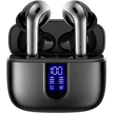 Bluetooth 5.0 Wireless Headphones, 4-Mics Noise Reduction, IPX7 ...