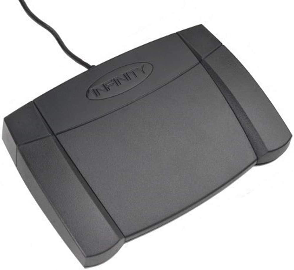 VEC Infinity 3 Digital USB Foot Pedal Control for Transcription and ...