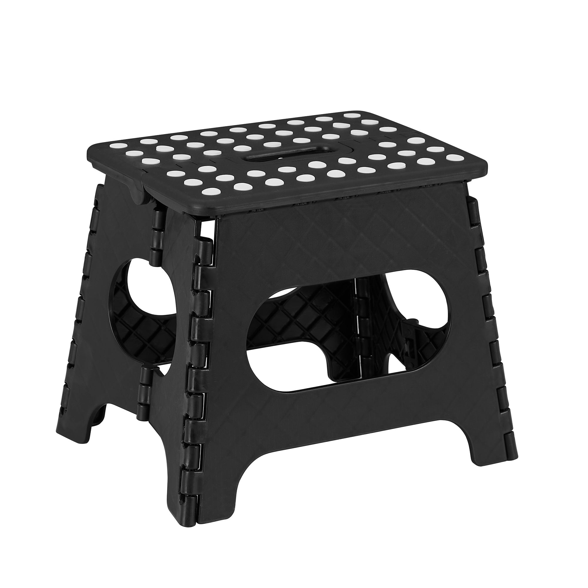 VECELO 11 inch Folding Step Stool, Heavy Duty Plastic Foldable Step ...