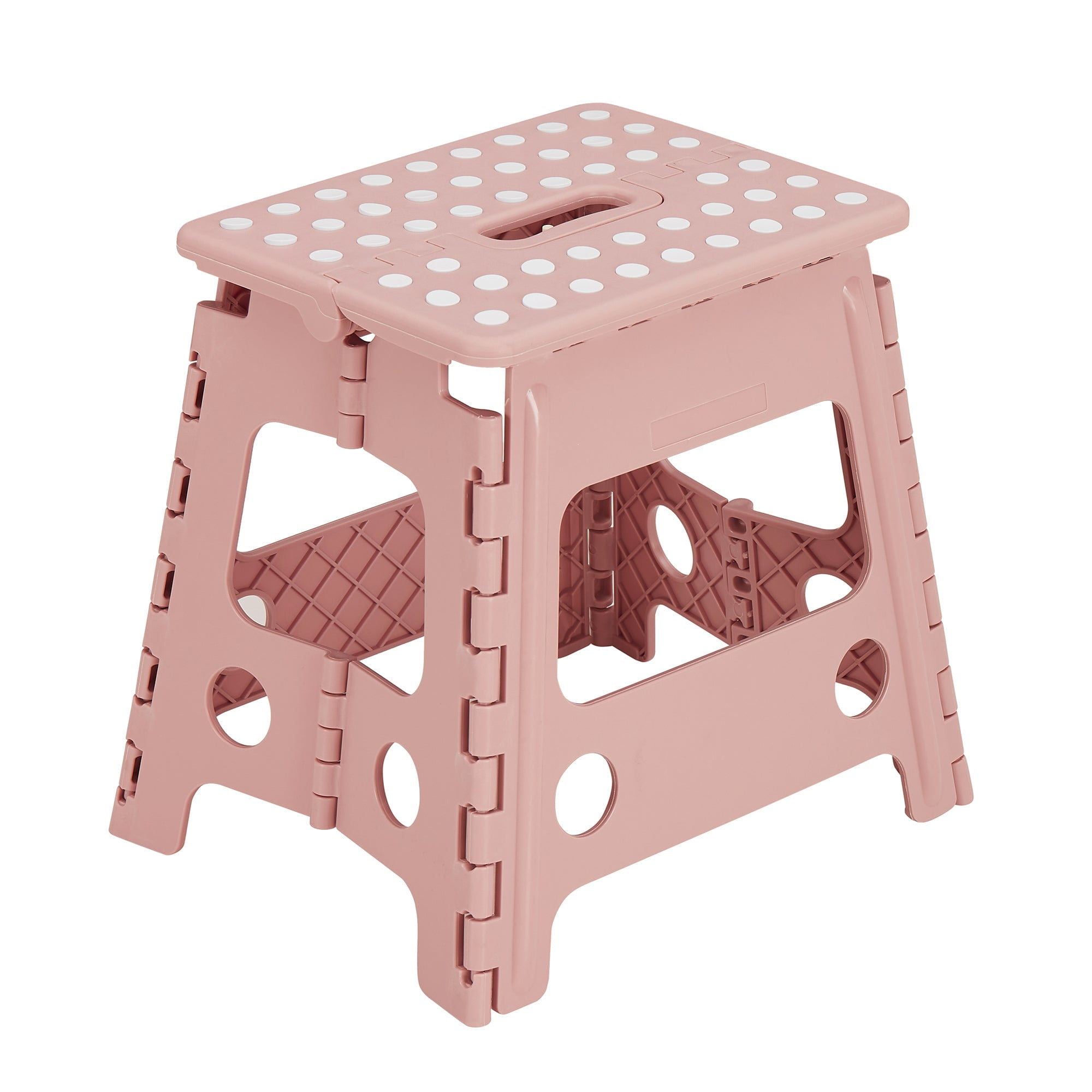 VECELO 13 inch Folding Step Stool, Heavy Duty Plastic Foldable Step ...