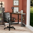 VECELO Corner Computer Desk & Chair Set, Ergonomic High Back Adjustable ...