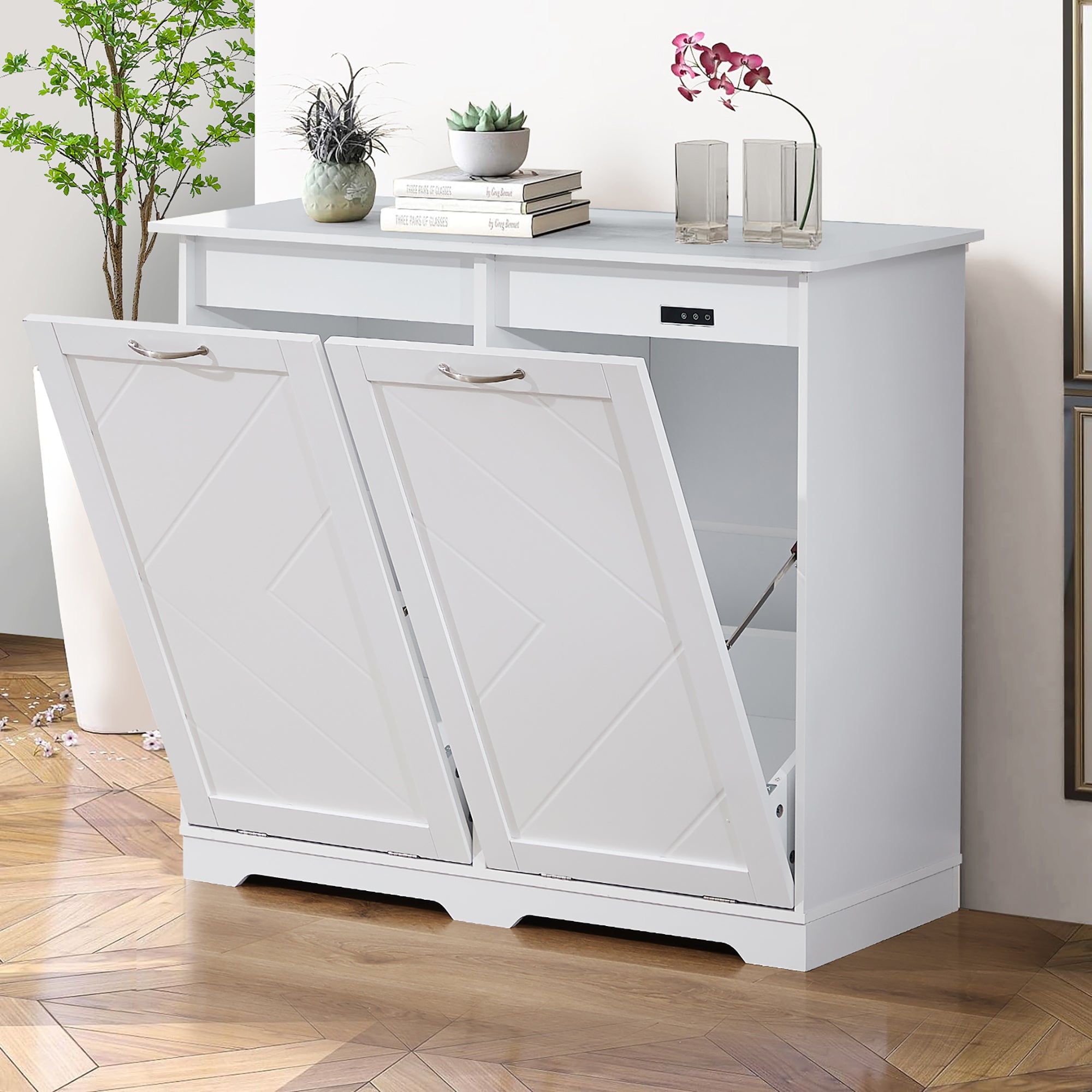 Waste Basket Cabinet Freestanding | Cabinets Matttroy
