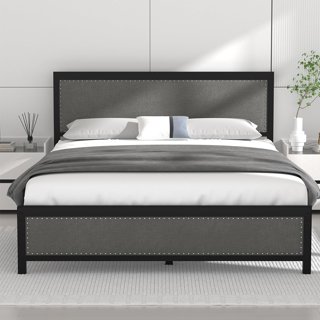 VECELO Twin Metal Daybed Frame with Trundle, Mattress Foundation Sofa ...