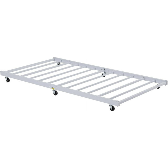 VECELO Twin Trundle Bed Frame Only/Roll Out/Enhanced & Up-Graded Metal ...