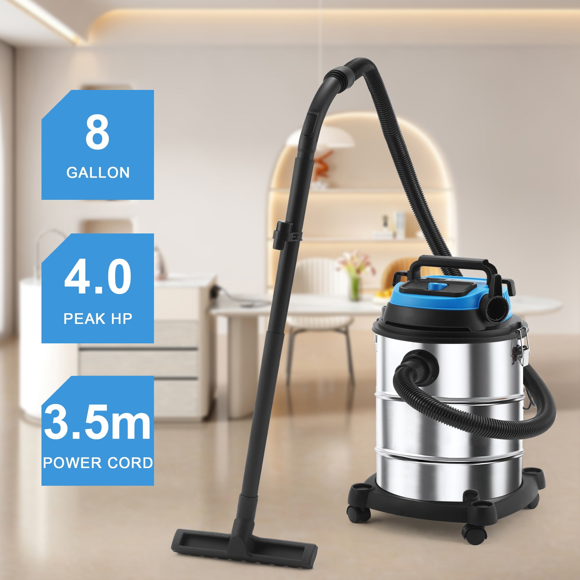 VECELO 1200W Corded Electric Handheld Leaf Blower & Vacuum, 120V ...