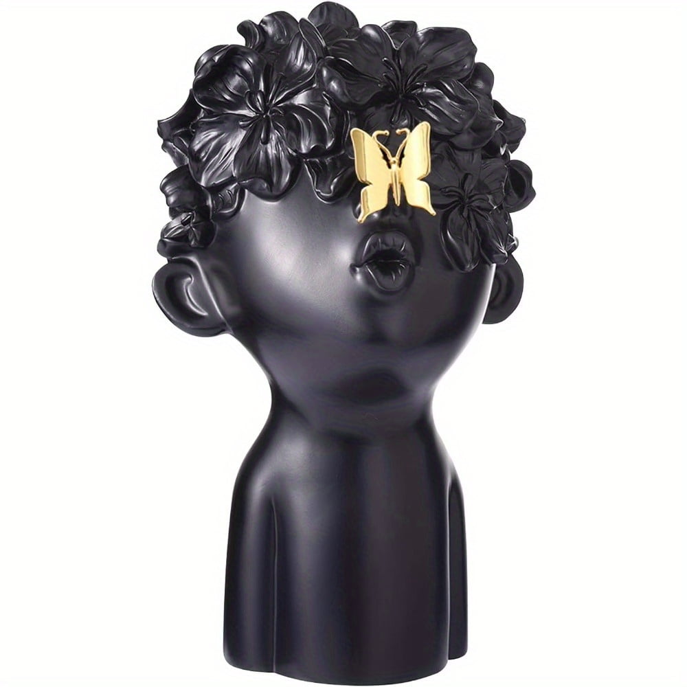 VECPIO Black Home Decor Statues Resin Figure Sculptures Gift Shows ...