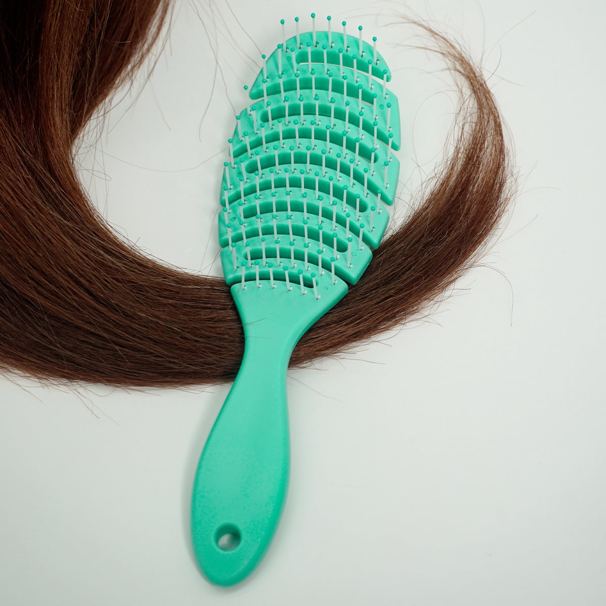 VECPIO Comfortable Plastic Anti- Hair Brush Suitable For Wet And Dry ...