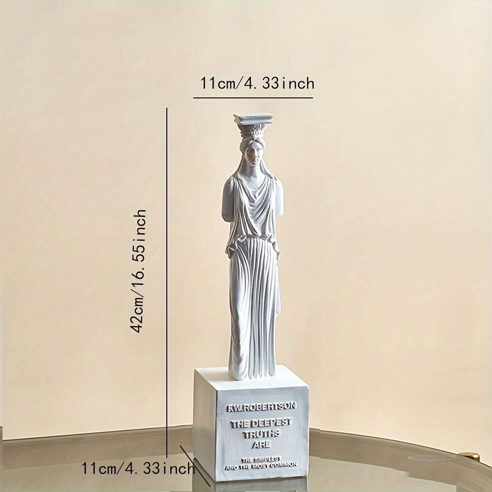 VECPIO Exquisite Greek Goddess Resin Statue Set - Elegant Home & Office ...