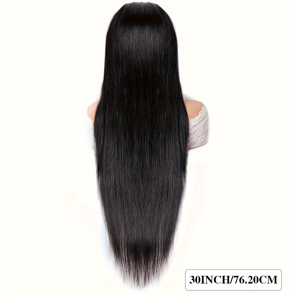 VECPIO Glueless Wig Human Hair Ready To Wear Straight Human Hair Wigs ...