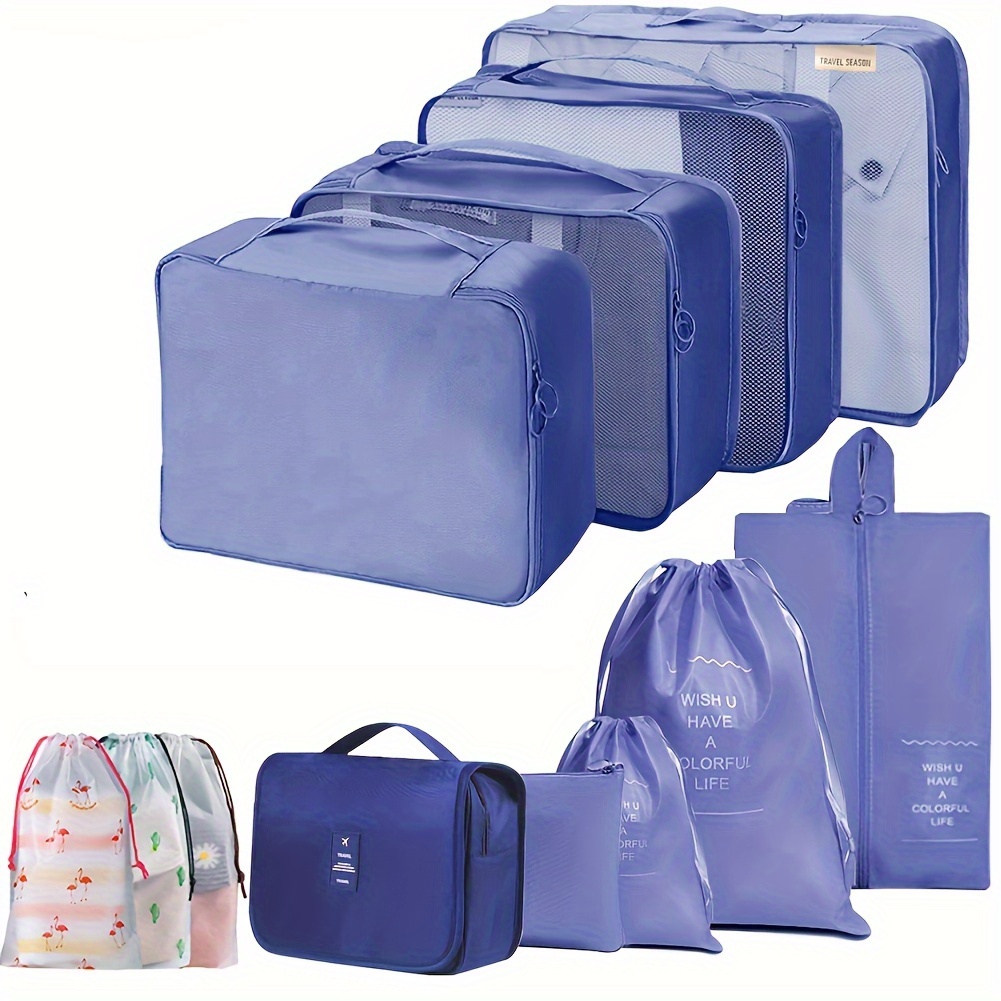 VECPIO PackSmart 12-Piece Travel Packing Cubes Set - Ultimate Organizer ...