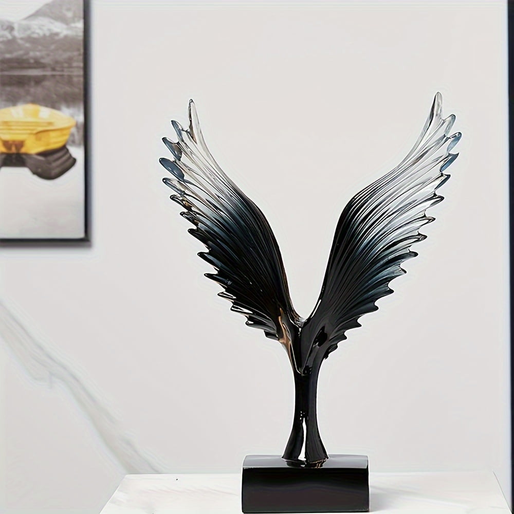 VECPIO Styles Resin Angel Wings Statue Art Sculpture Office & Living ...