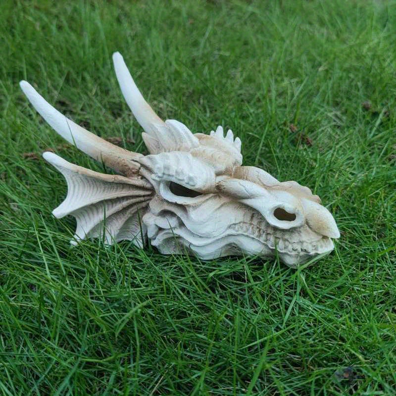 VECPIO Vintage Dragon Bone Statue For Game Of Thrones And Dragon Lover ...