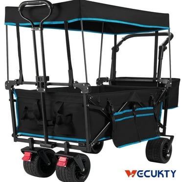 Macsports Foldable Portable Push-Pull Wagon Cart - Walmart.com