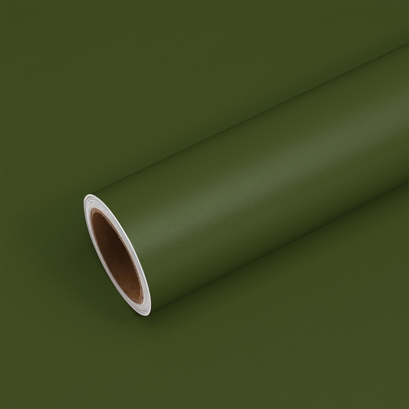 VEELIKE Peel and Stick Wallpaper, 15.7"x118" Dark Green, Waterproof ...