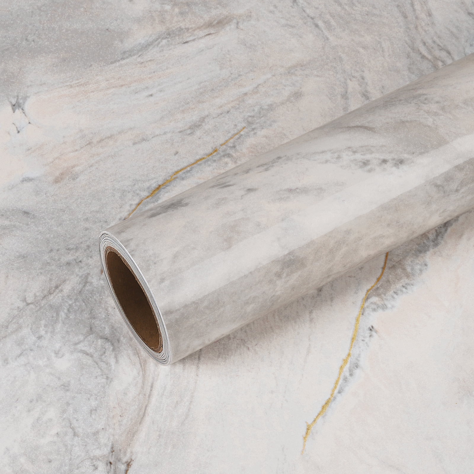 VEELIKE 15.7"x354" Cream Gold Marble Peel and Stick Countertop Self ...
