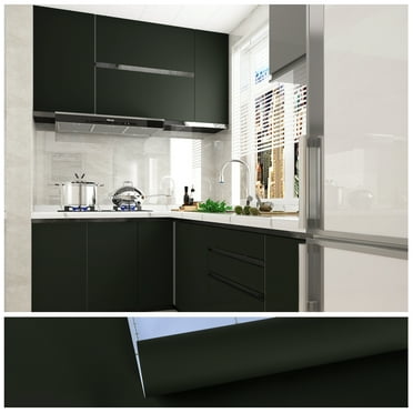 CHIHUT Dark Grey Wood Wallpaper, Self Adhesive, Removable, Waterproof ...