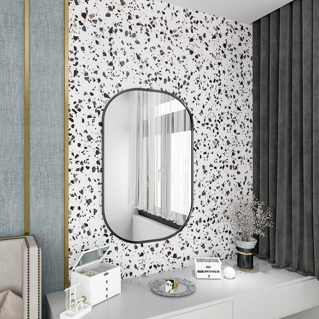 VEELIKE Matte Terrazzo Peel and Stick Countertops Waterproof Marble ...