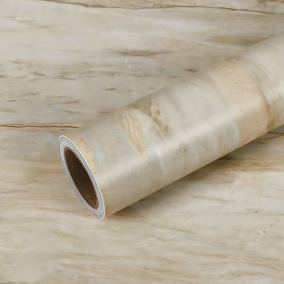 VEELIKE Slate Beige Marble Contact Paper for Countertops Peel and Stick ...
