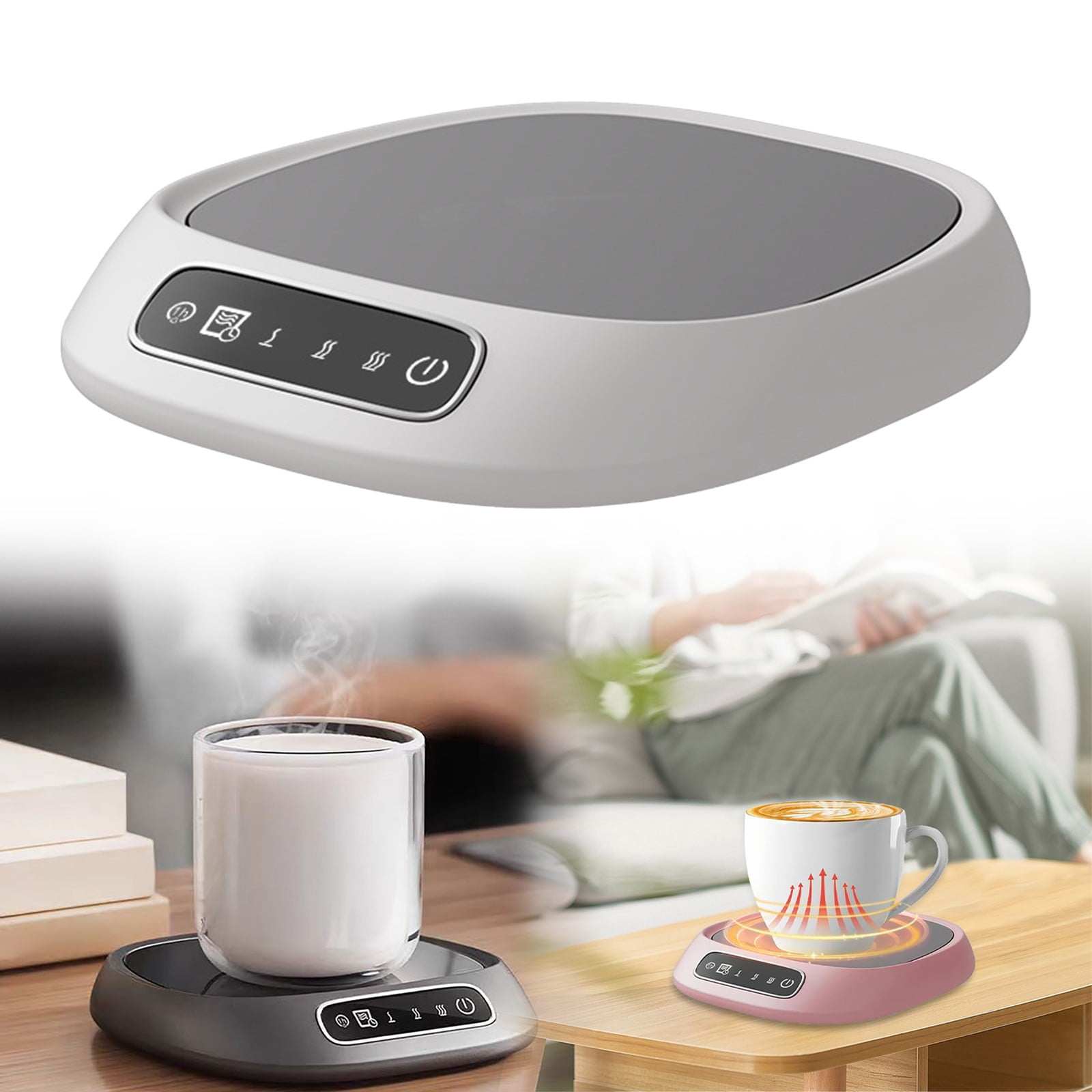 VEFSU 2025 New Desktop Coffee Cup Heater – Temperature-Controlled ...