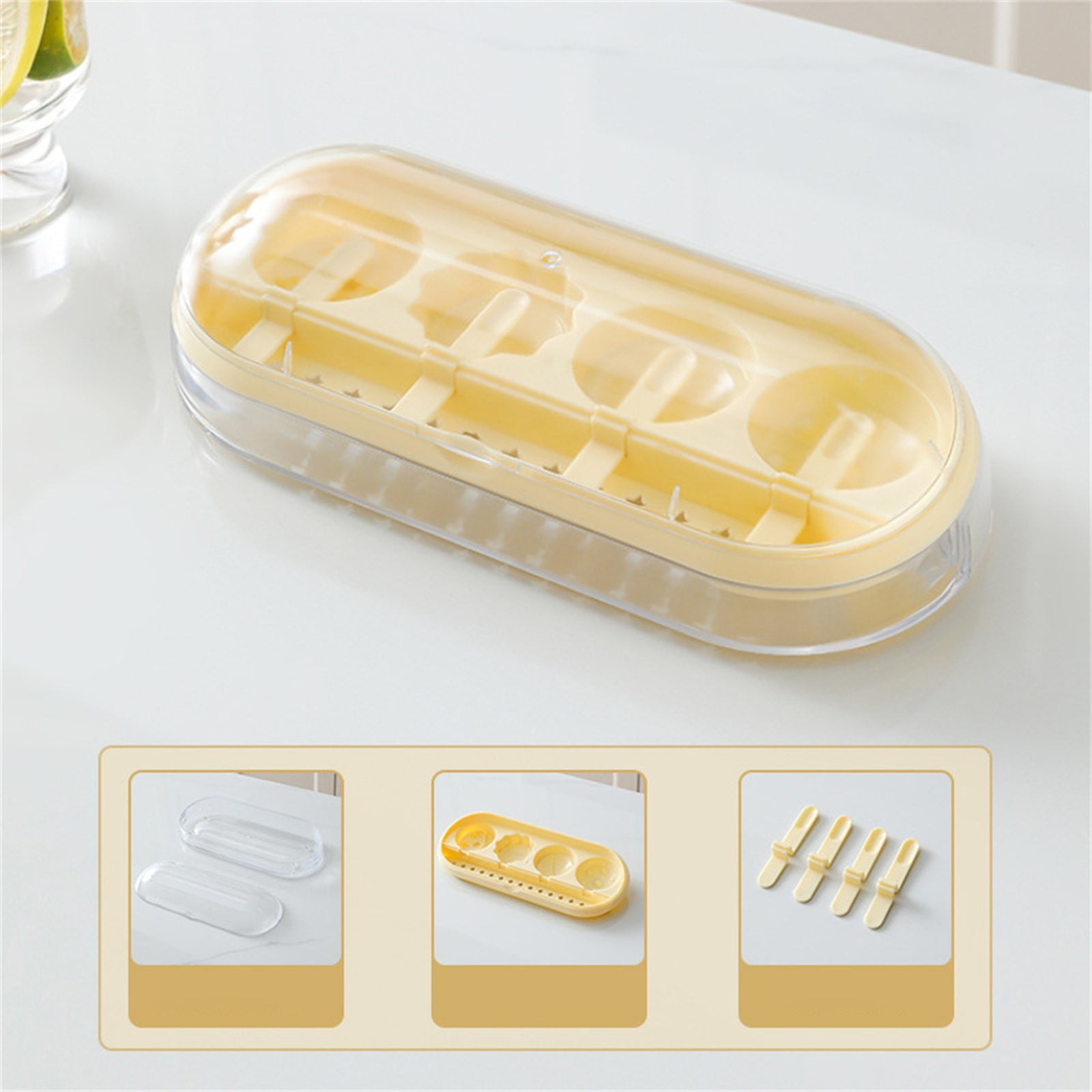 VEFSU Cute Silicone Ice Maker – Reusable DIY Set for Kids, Perfect for ...