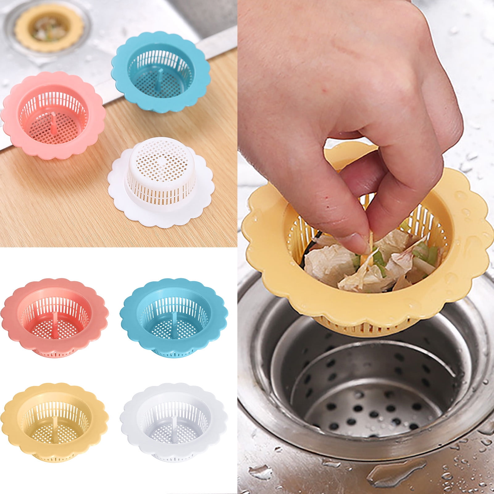 VEFSU Kitchen Filter Strainer - Multi-Use Sieve Basket for Draining and ...