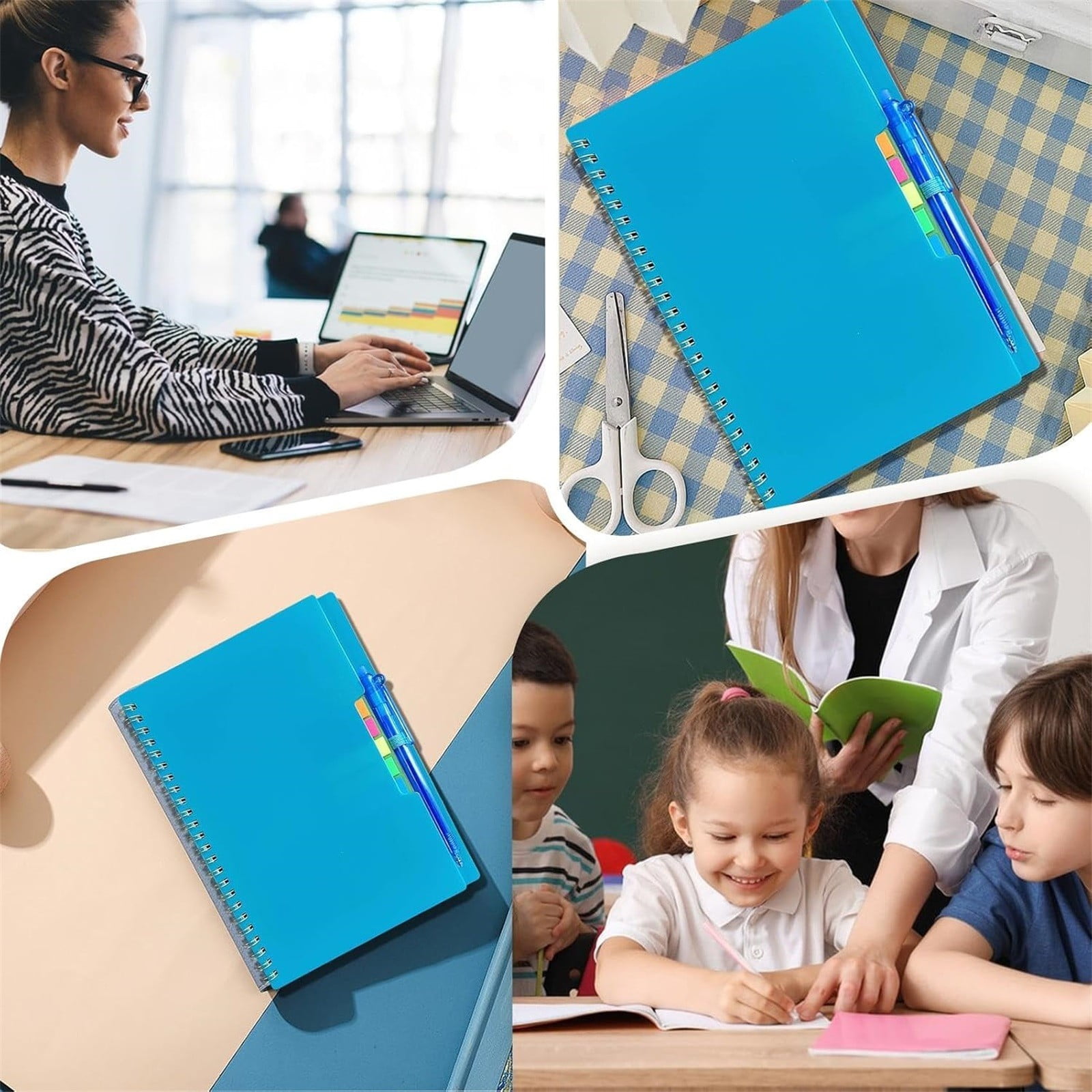 VEFSU Spiral Notebook Journal,A5 Thick Spiral Journal for Writing with ...