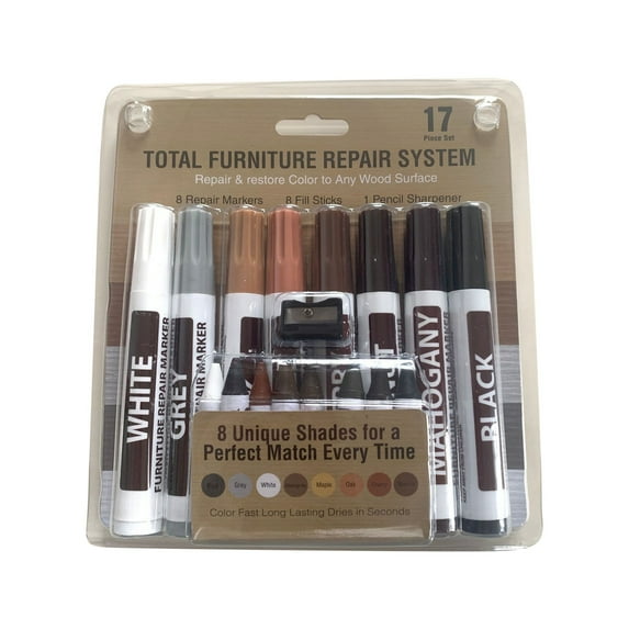 VEFSU Wood Repair Kit Furniture Markers Touch Up Scratch Repair Markers ...