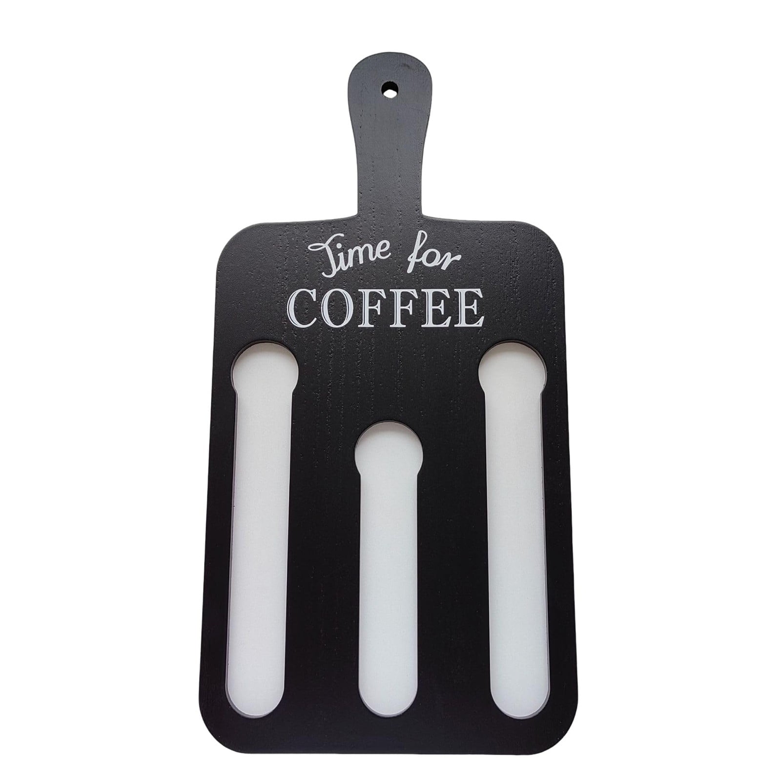 VEFSU Wooden Coffee Pod Wall Holder – Rectangular Stand with Handle ...