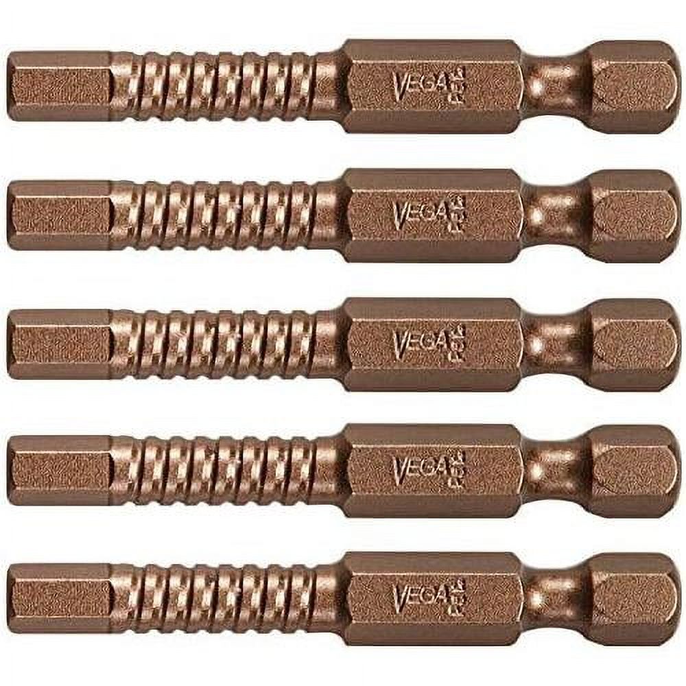 VEGA 1/4" HEX Allen Wrench Impact Driver Bits. Impactech Professional ...