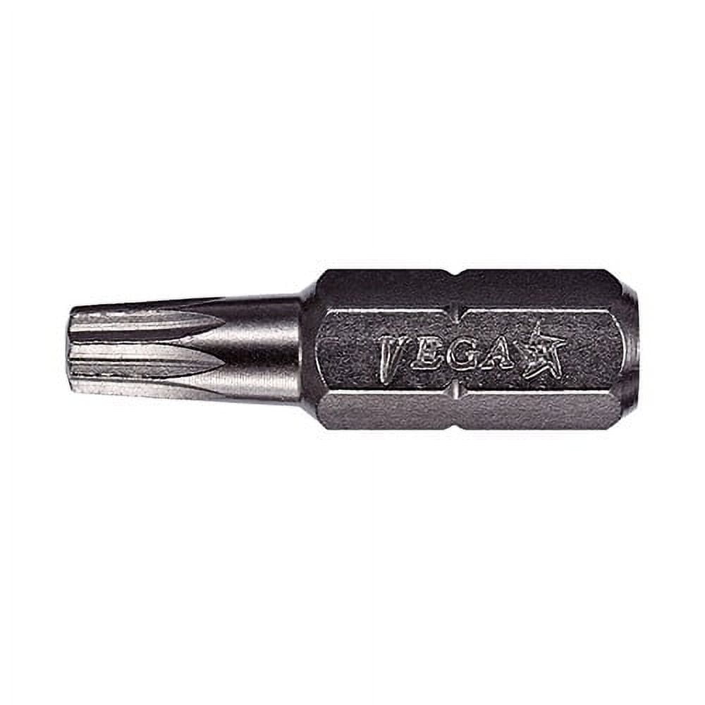 VEGA T15 TORX Security Bits. Professional Grade ¼ Inch Hex Shank TORX T ...