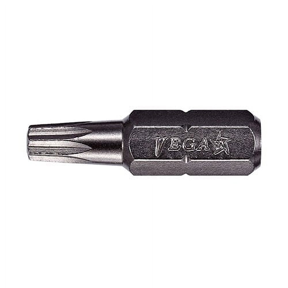 VEGA T25 TORX Security Bits. Professional Grade ¼ Inch Hex Shank TORX T ...