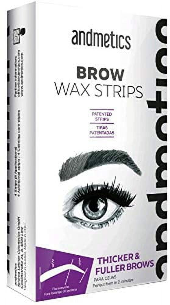 VEGAN Andmetics Brow Wax Strips for Thicker & Fuller Brows - Eyebrows ...