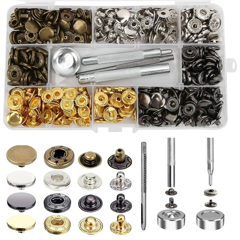 Metal Snaps And Fasteners Metal Snap Fasteners Press Button Kit With