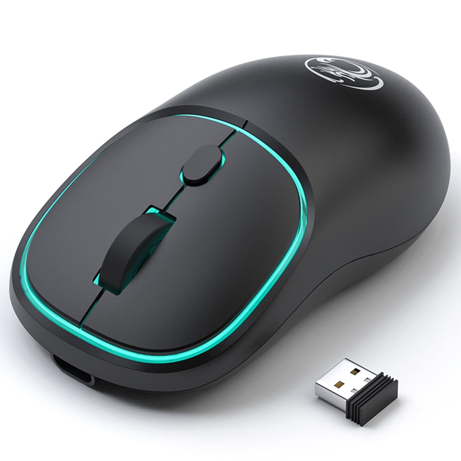 VEGCOO Rechargeable Wireless Mouse, Silent Computer Mouse, Stable 2.4G ...