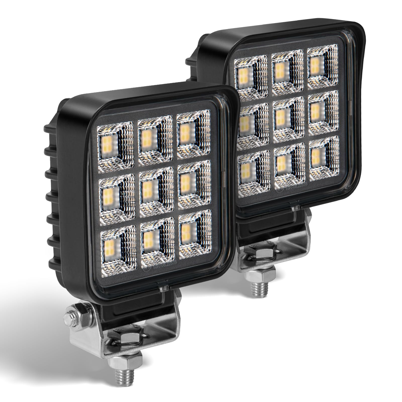 VEGITOR 3.9" LED Flood KEF16 Truck Work Lights Pod, Tractor Work Lights ...